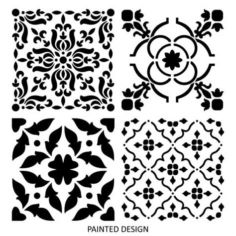 Moroccan Paradise Tile Stencil Stencil Boutique