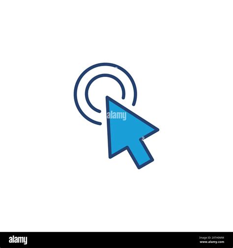Click Icon Vector Pointer Arrow Icon Cursor Icon Vector Stock Vector