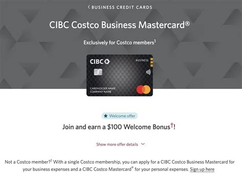 CIBC CIBC Costco Business Mastercard Statement Credit RedFlagDeals Com Forums