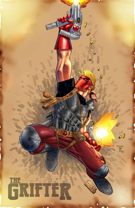 Grifter Anew Colors By Saviorsson On Deviantart Comic Book Heroes