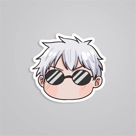 Gojo Chibi Jujutsu Kaisen Anime Stickers Adorable Sorcery For Your Gear