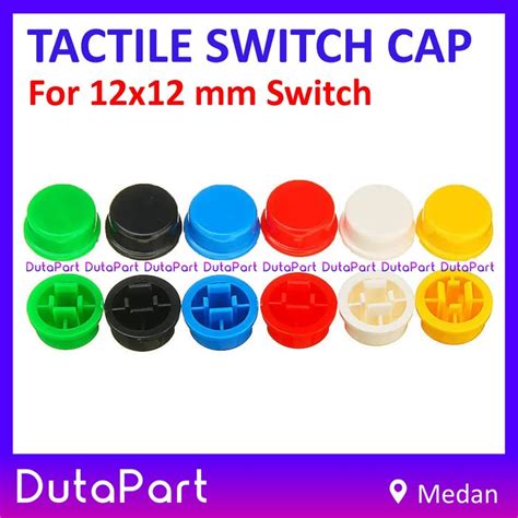 Jual KEY CAP Tactile Switch Push Button 12x12x7 3 Mm 12x12 PILIH WARNA Shopee Indonesia