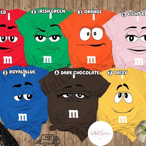 Mandm Costume Adult Etsy