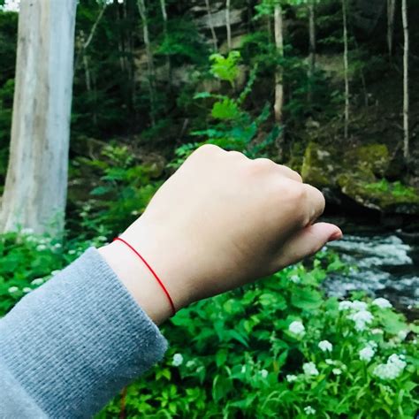 Adjustable Men Woman Red String Bracelet Ultra Thin Cord Etsy