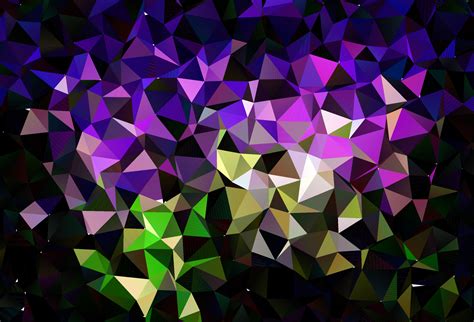 Dark Pink Green Vector Abstract Polygonal Cover 3580847 Vector Art At Vecteezy