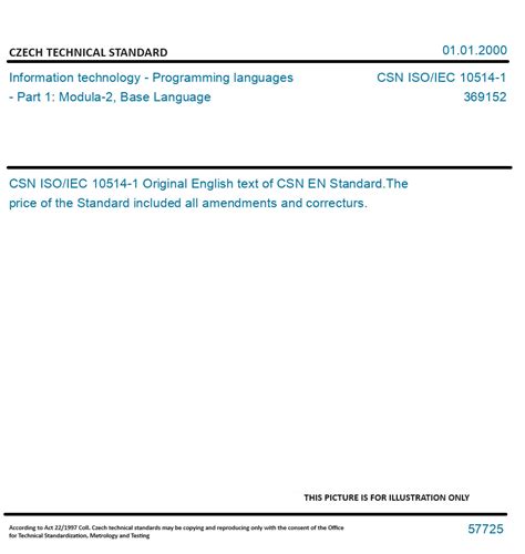 CSN ISO IEC 10514 1 Information Technology Programming Languages