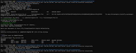 cannot connect to postgresql to external services postgres