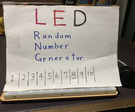 Led Random Number Generator 5 Steps With Pictures Instructables