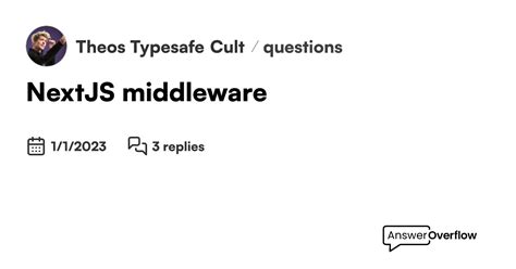 Nextjs Middleware Theos Typesafe Cult