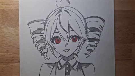 How To Draw Kasane Teto Cute Face Easy Anime Drawing For Beginners