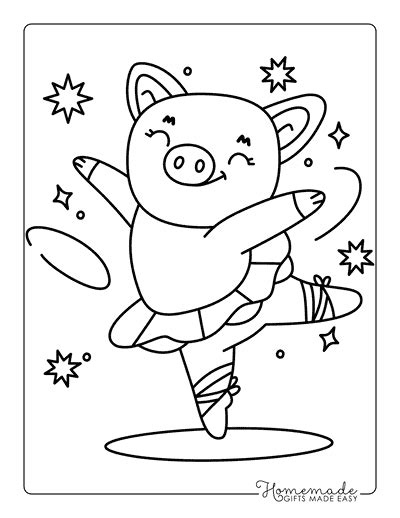 Free Ballerina Coloring Pages Pdf Printables
