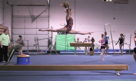 Drills To Teach Compulsory Gymnasts How To Split Leap Gymnastics Training Gymnastics Floor