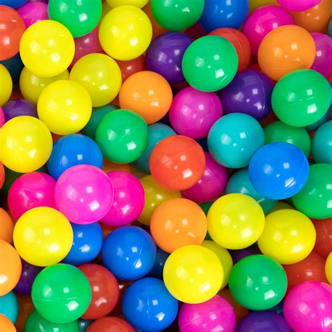 100pcs Ball Pit Balls 8 Colors Plastic 2 1 2 Desertcart India