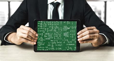 Premium Photo Mathematic Equations And Modish Formula On Computer Screen Showing Concept Of