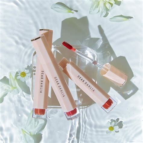 디어달리아deardahlia 블루밍 에디션 새틴 글로우 립 스테인 Lip Stain Liptint Photography Product Lip Glow