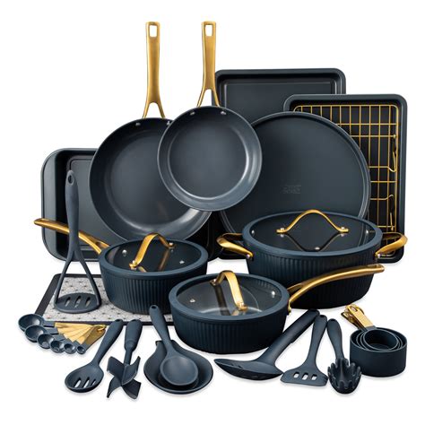 Thyme And Table 32 Piece Non Stick Cookware And Bakeware Set Kitchen And