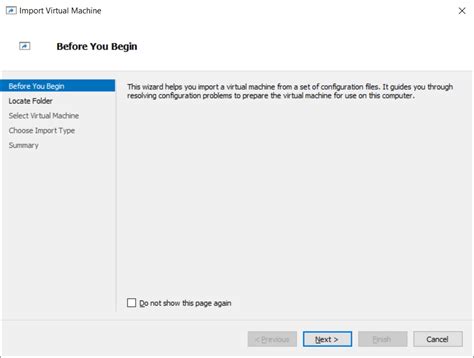 Exporting And Importing Virtual Machines In Hyper V 2019