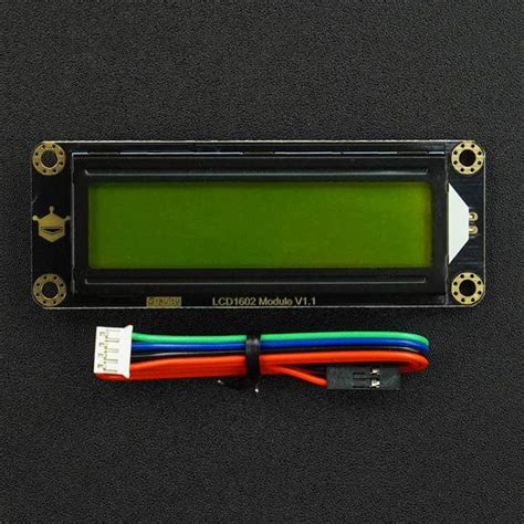 Gravity I2c Lcd1602 Arduino Lcd Display Module Green The Pi Hut