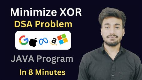 minimize xor dsa question important bit manipulation coding