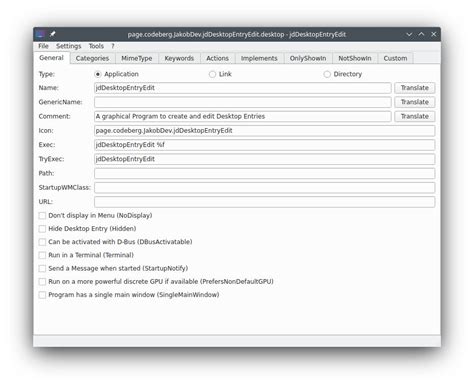JdDesktopEntryEdit Alternatives And Similar Software AlternativeTo