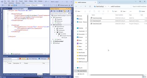C Compiling Class Library With Packages Stack Overflow