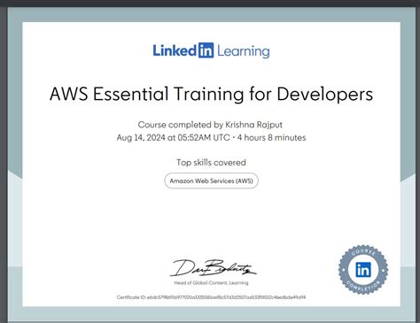 krishna rajput on linkedin aws cloudcomputing linkedinlearning