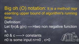 Asymptotic Notation PPT
