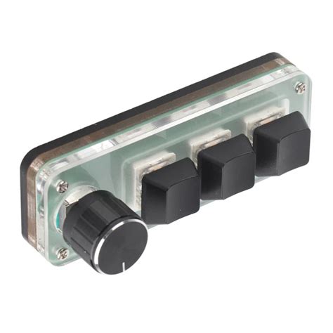 3 KEY SMALL Keypad Shortcut RGB Backlight USB Mechanical Keyboard With Knob AUS 16 75 PicClick UK