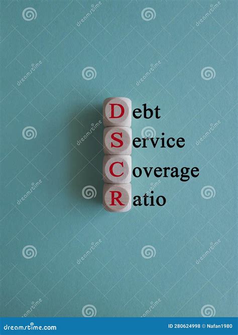 DSCR Debt Service Coverage Ratio Symbol Stock Photo Image Of Banking Corporate 280624998