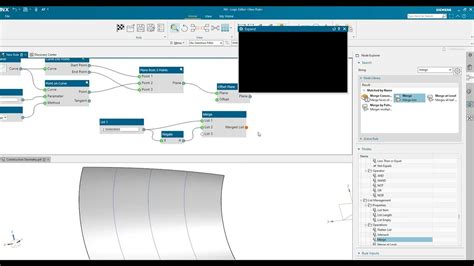 Nx Algorithmic Modeling Creating Datums And Intersections Algorithm Youtube