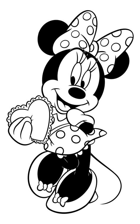 100 Desenhos De Minnie Mouse Para Colorir E Imprimir Wonder Day