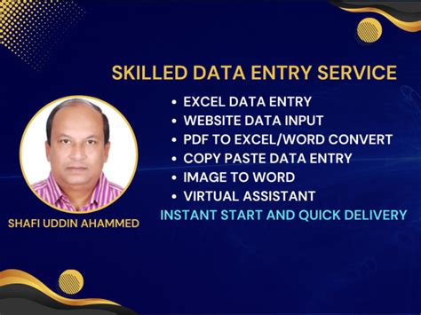 do data entry pdf conversion excel typing copy paste work by shafiua