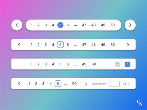 Daily Ui 85 Pagination By Chinmayee Khavale On Dribbble