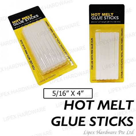 12pcs Mini Glue Stick 516 X 4 Lipex Hardware Pte Ltd Singapore