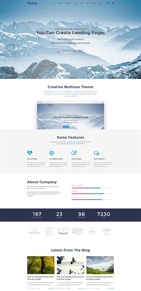 15 best multipurpose html5 css3 website templates 2016 designmaz