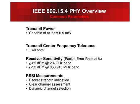Ppt Ieee 802 15 4 Zigbee Standard Powerpoint Presentation Free Download Id 5161366