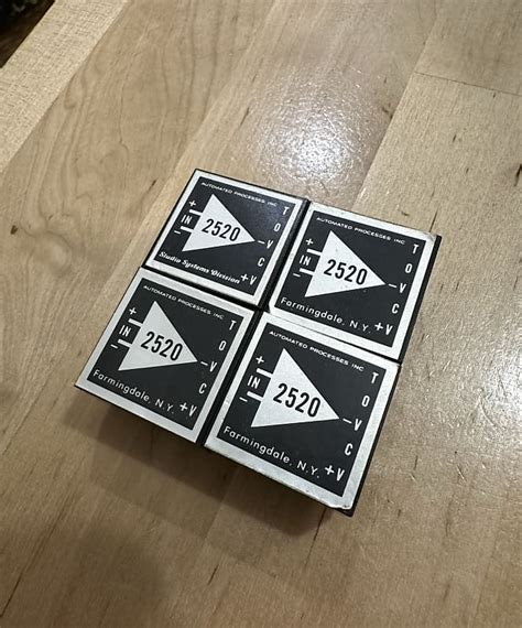 Api 2520 1970 Rare Vintage Opamp Lot X4 Reverb