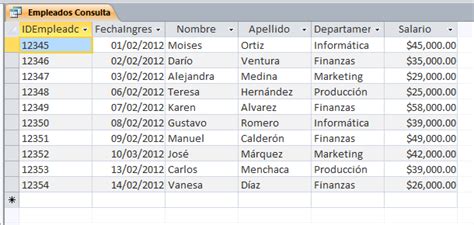 Crear Una Consulta Con Criterios En Access Excel Total