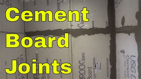 Taping Cement Board Joints Step By Step Tutorial YouTube