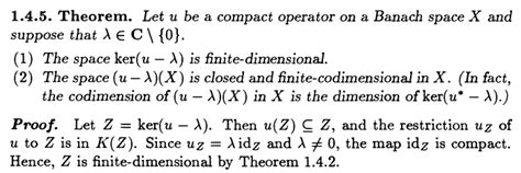 Functional Analysis Why Is This Image Contained In The Kernel Mathematics Stack Exchange