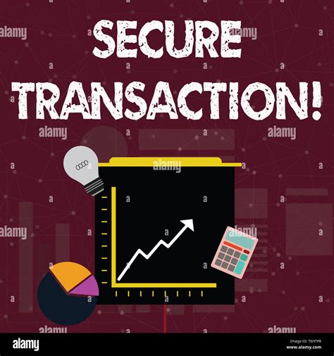 Handwriting Text Secure Transaction Conceptual Photo A Transaction