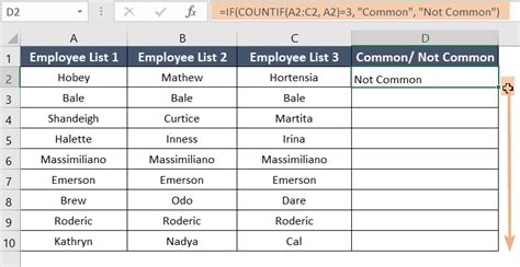 6 Ways To Compare Three Columns To Find Matches In Excel Excelgraduate