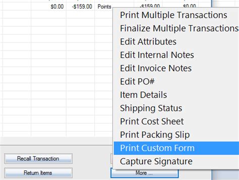 Woocommerce Point Of Sale Pos Print Custom Form From More Menu Woopos