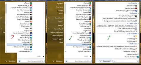 invert left and right start menu panels · issue 1159 · open shell open