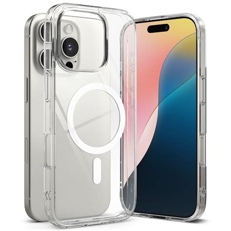 Ringke Fusion Magnetic For IPhone 16 Pro Max 16 Pro Clear Scratch Resistant Protective Cover