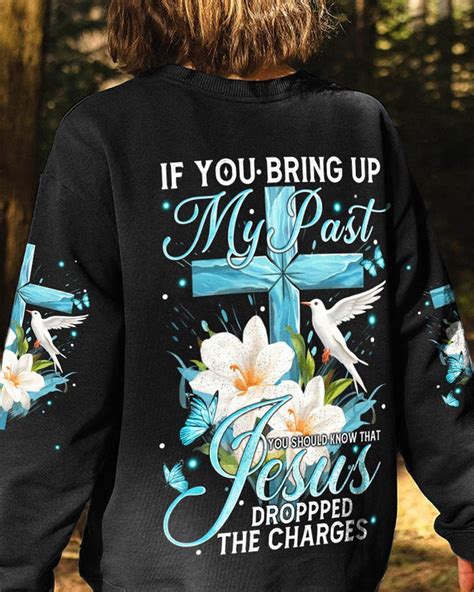 Jesus Dropped The Charges Womens All Over Print Shirt At4080524