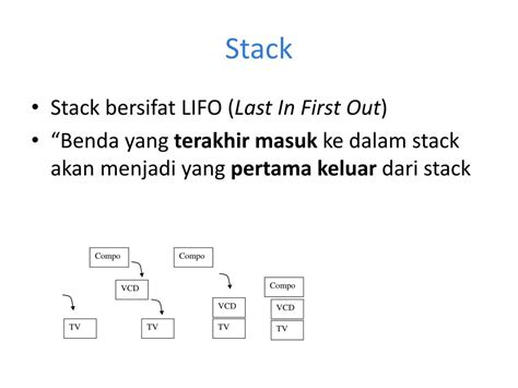 PPT STRUKTUR DATA Array Stack Dan Queue PowerPoint Presentation Free Download ID