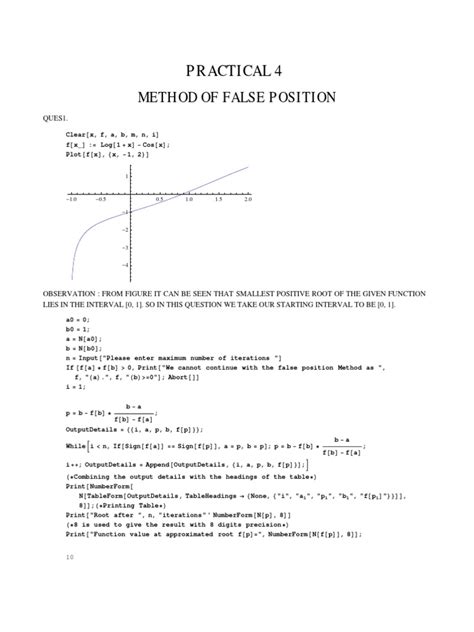 practical 3 numerical analysis pdf computer programming numbers