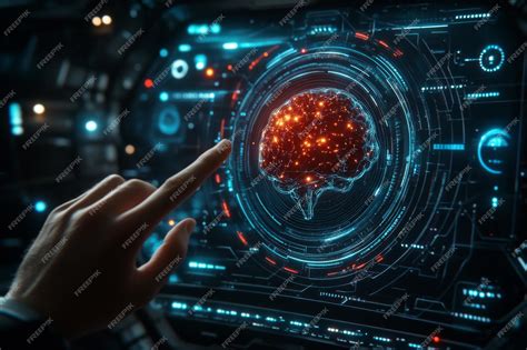 Advanced Digital Interface With A Human Brain Visual Symbolizing