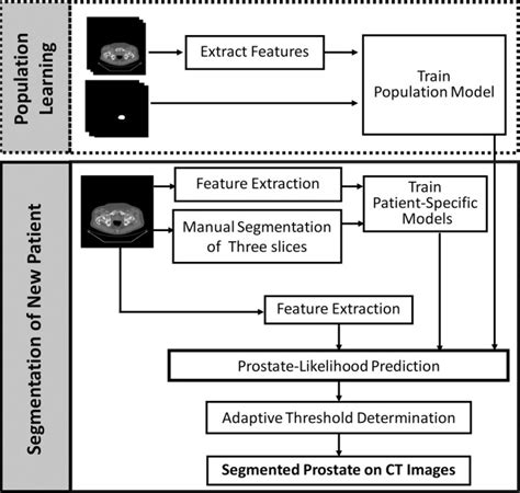 a combined learning algorithm for prostate segmentation on 3d ct images pmc